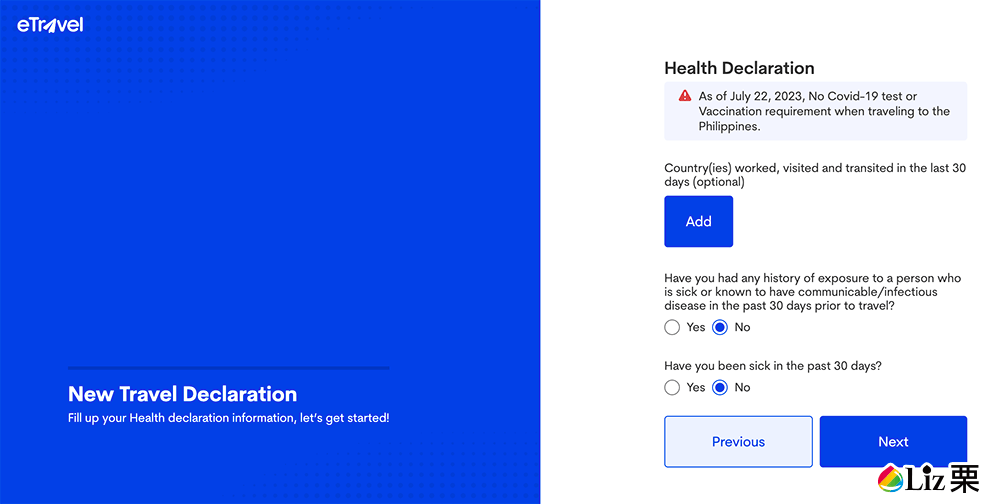 2025最新【菲律賓eTravel線上註冊表單】步驟填寫教學-(QR Code入境)菲律賓旅遊卡填寫...